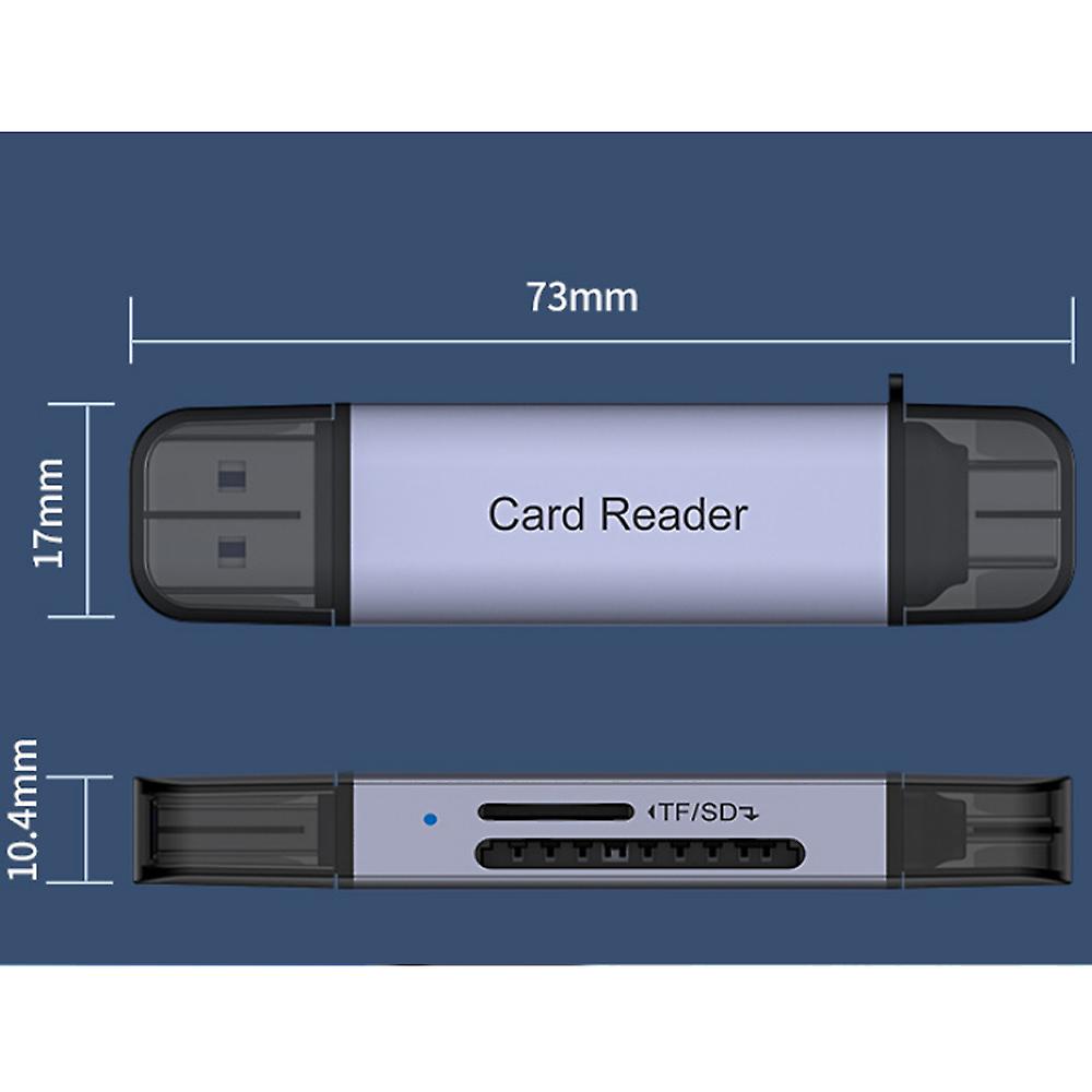 SD/TF card reader, USB3.0 multi-function converter; type-c dual ...