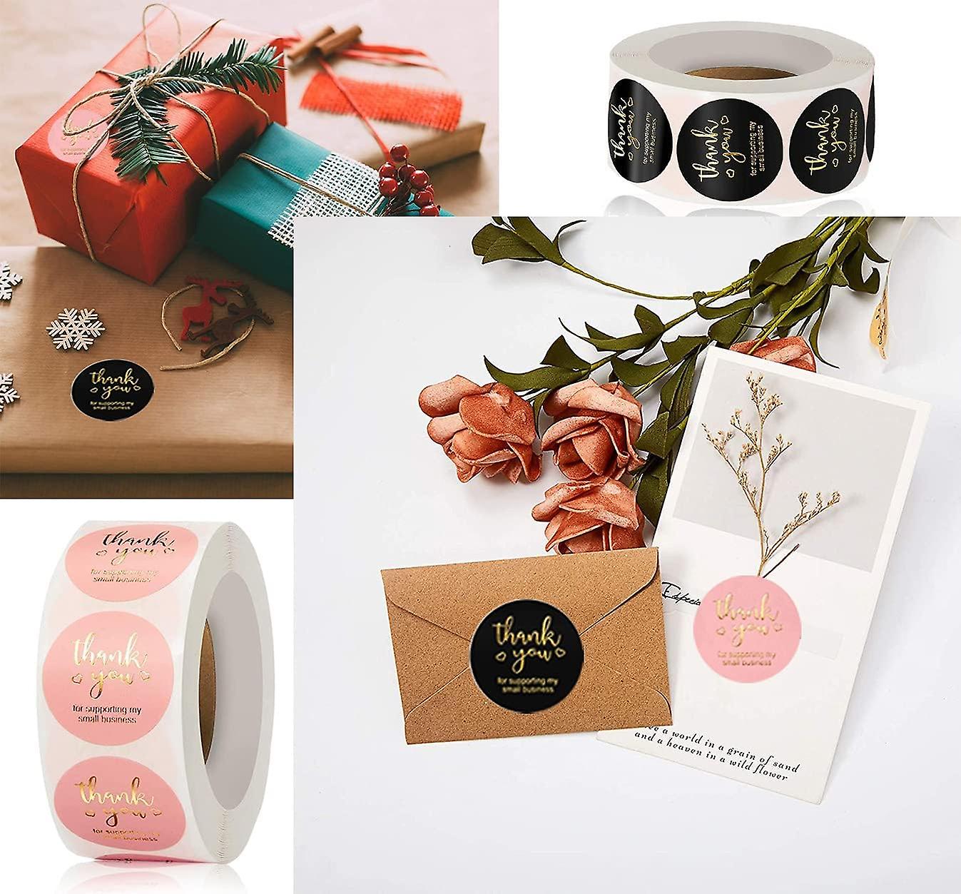 1000 Pieces Thank You Sticker,Thank You Label Stickers,Roll Thank You ...