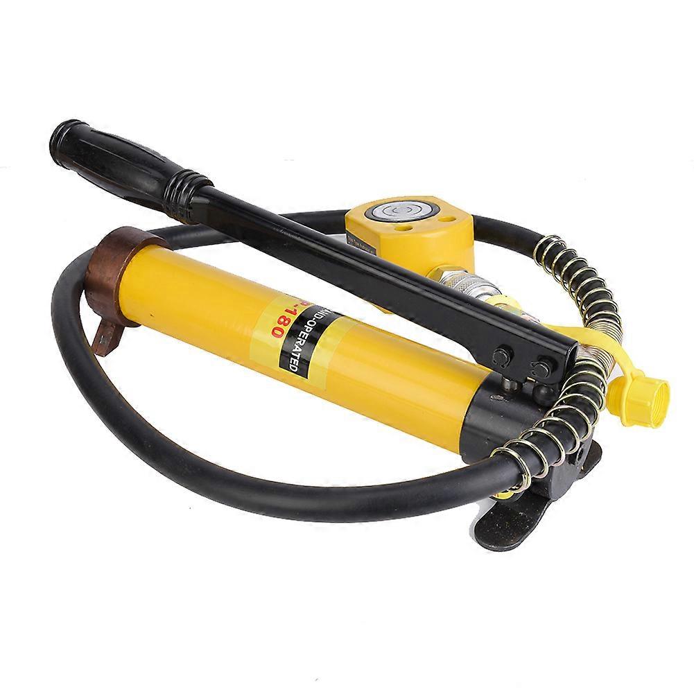 Manual Hydraulic Pump Ultra Thin 10T Hydraulic Jack Steel Handle ...