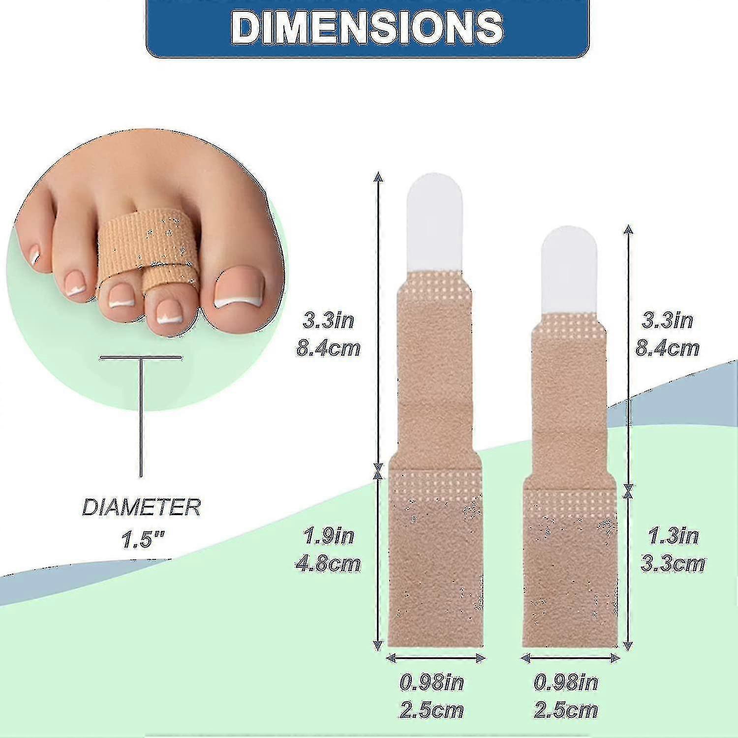 Bandages Broken Toe Splints Pads To Correct Hammer Toes, Broken Toes ...