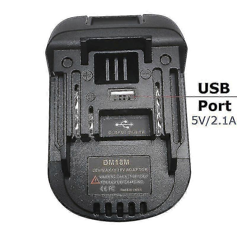 Dewalt Dcb Milwaukee M18 18v/20v Lithium Battery Converter Adapter To ...