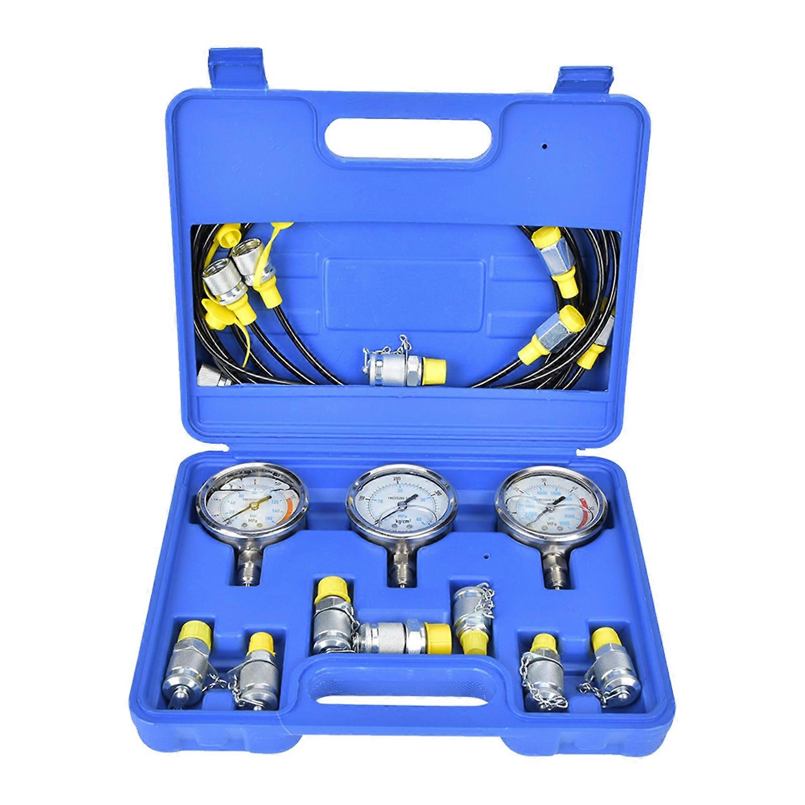 Hydraulic Pressure Test Tester Kit Hydraulic Equipment Pressure Testing ...