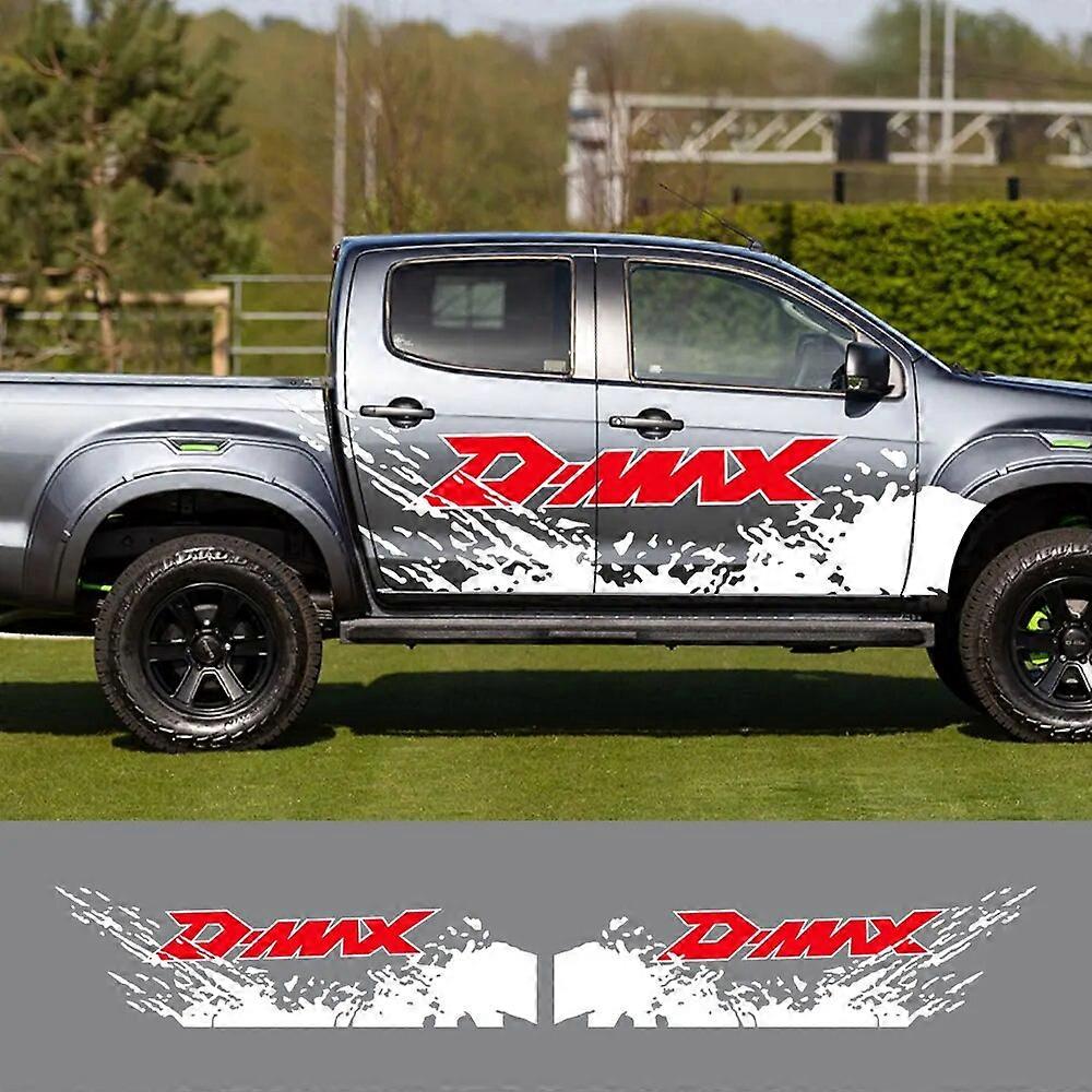 For Isuzu D Max Dmax D-Max Car Stickers Pickup Door Side Decals Truck ...