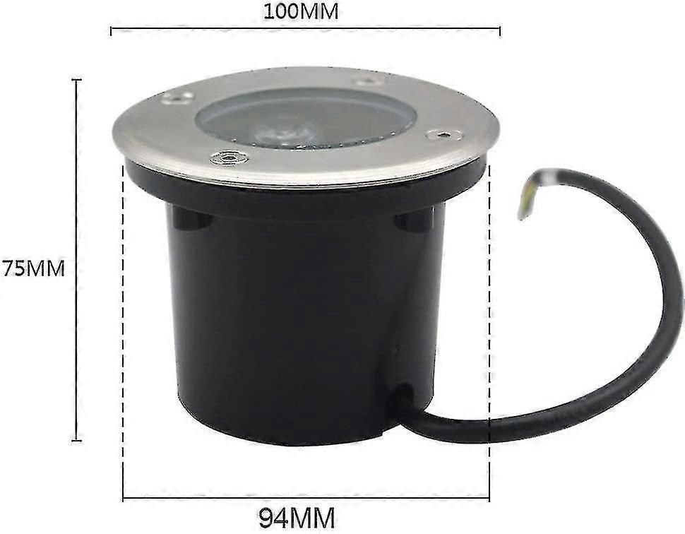 Outdoor Led Recessed Spotlight 4 Pack 3w Ip65 Led Recessed Spotlight ...