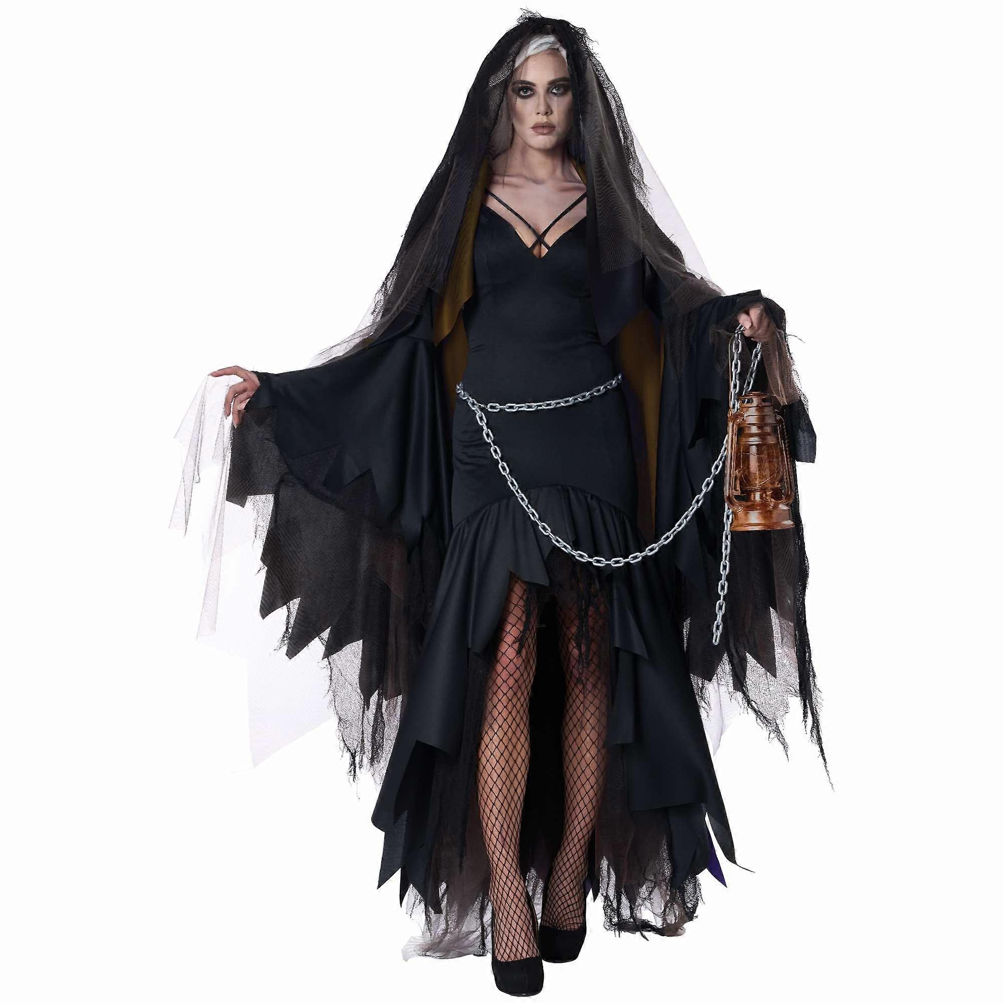 Drop Dead Gorgeous Ghost Haunt Spooky Horror Halloween Adult Womens ...