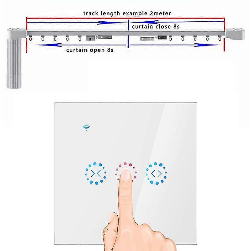 App Wifi Press Switch Roller Shutter Switch Blinds Curtain Switch Alexa ...