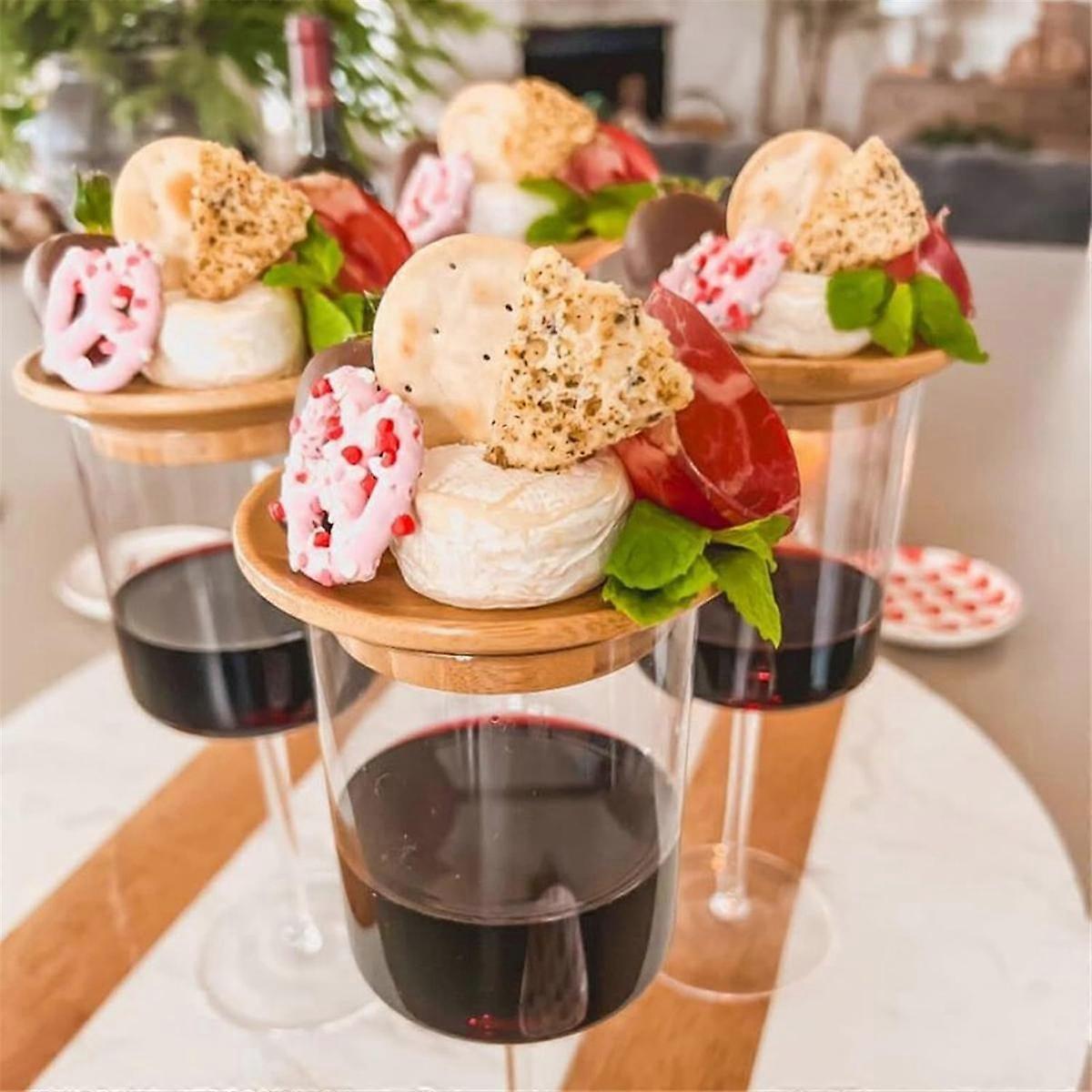 5PCS Wine Glass Charcuterie Topper Wine Glass Charcuterie Board Topper ...