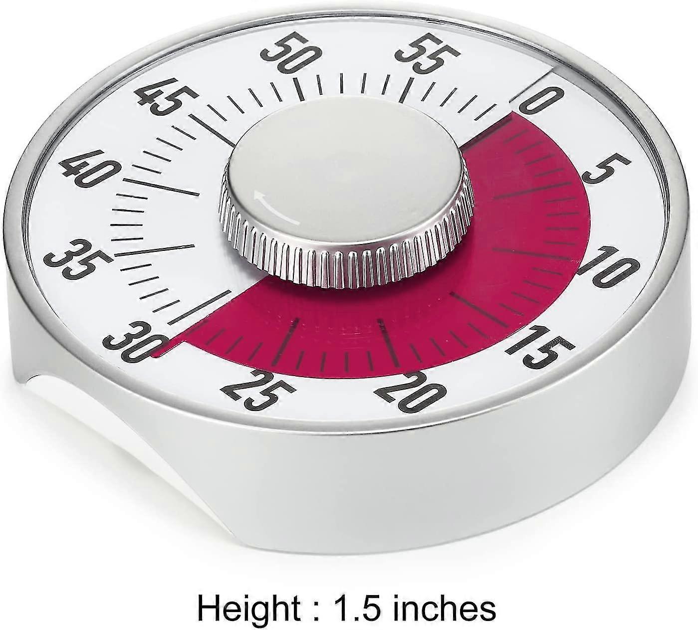 Round Mechanical Countdown Timer, Classroom Visual Timer, Kitchen Timer ...