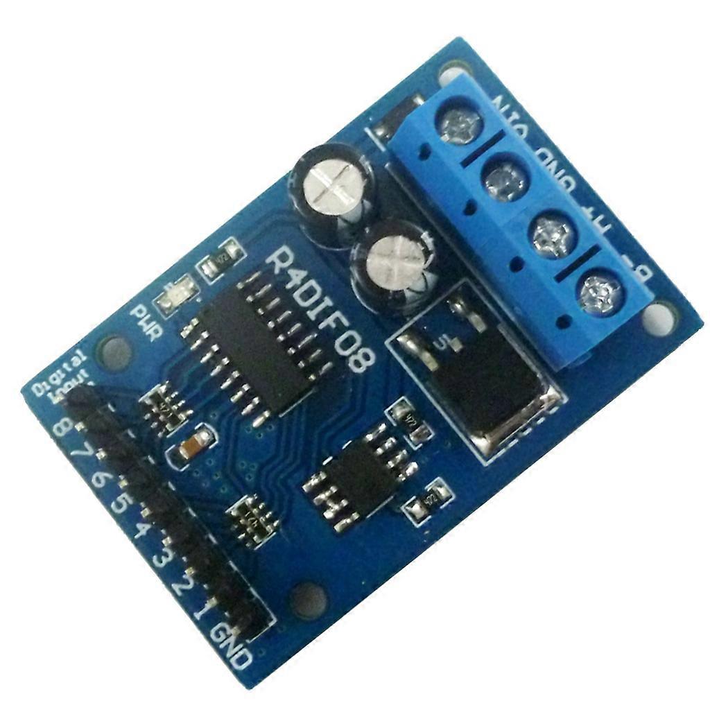 8-Channel Digital RS485 Modbus RTU Switch Module for Home Automation ...