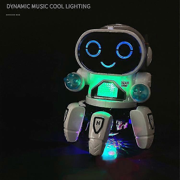 2023 New Smart Singing Dancing Robot Electronic Six-claw Dance Robot Toys Included Led Music ...