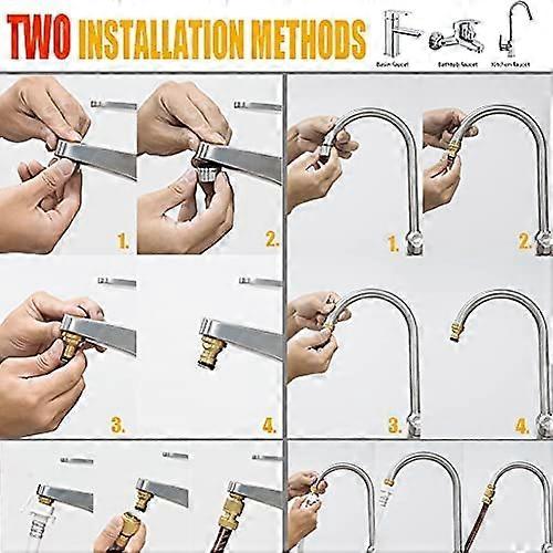 Universal Kitchen Tap Connector Mixer Hose Adaptor Pipe Joiner Fitting ...