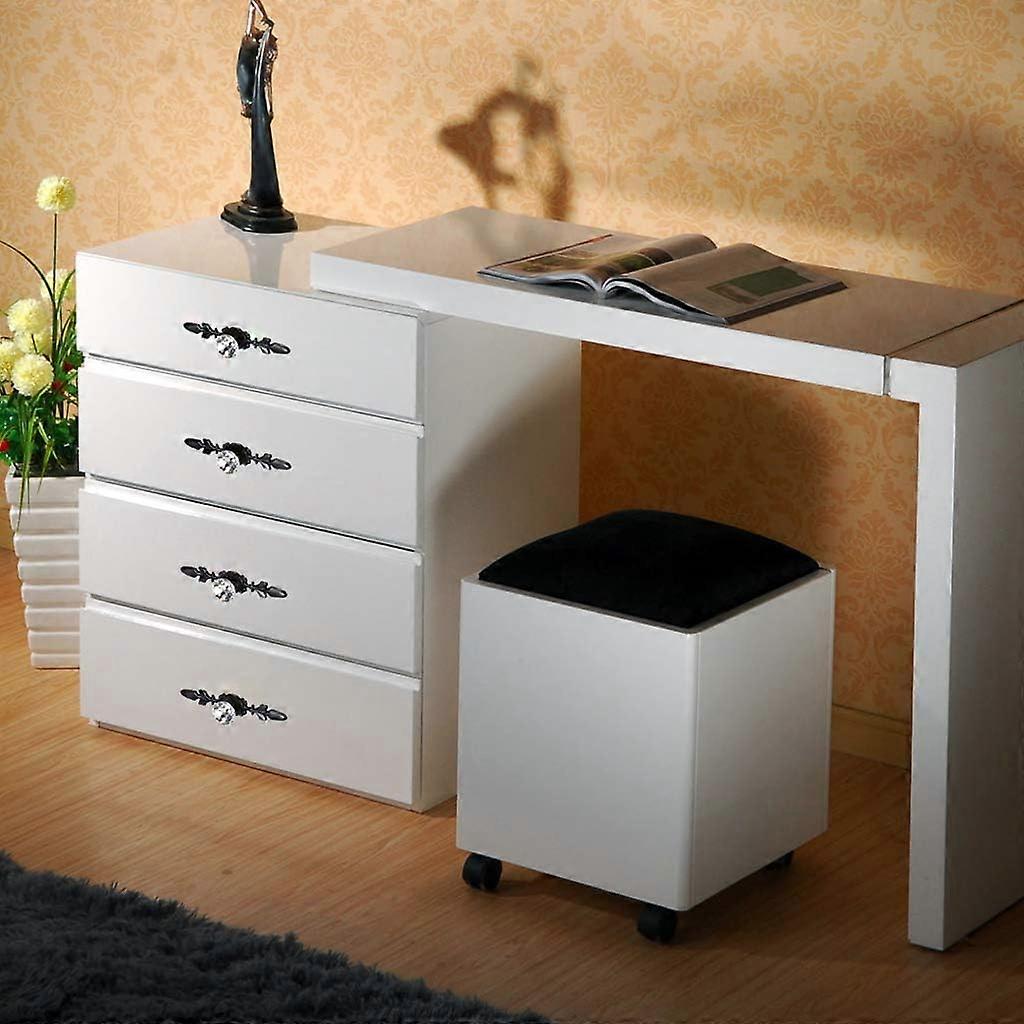 10 Pack Crystal Drawer Knobs with Silver Plate - Diamond Shape Cabinet ...