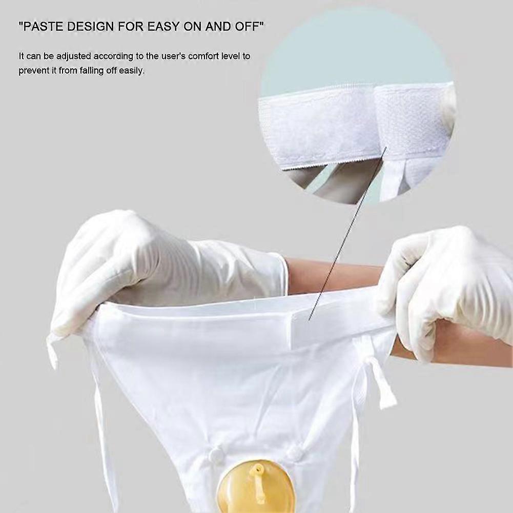 Wearable Urinal for Men Elderly, Reusable Silicone Urine Bag Bedridden ...