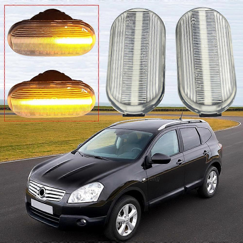 2 Pieces 12V Dynamic Side Marker Indicator car light Lamp NIS ...
