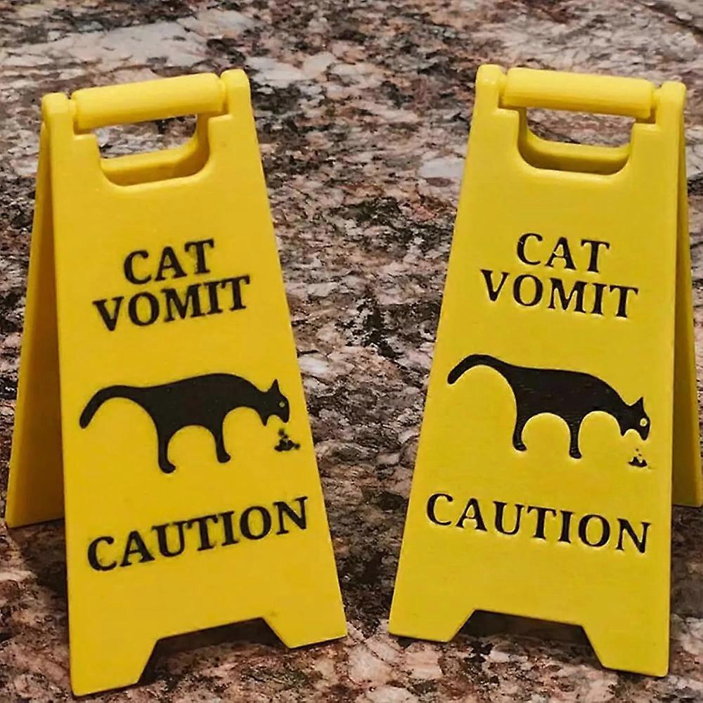 Cat Vomit Sign, Dog Vomit Sign, Funny Cat Signs Decor, Yard Warning ...