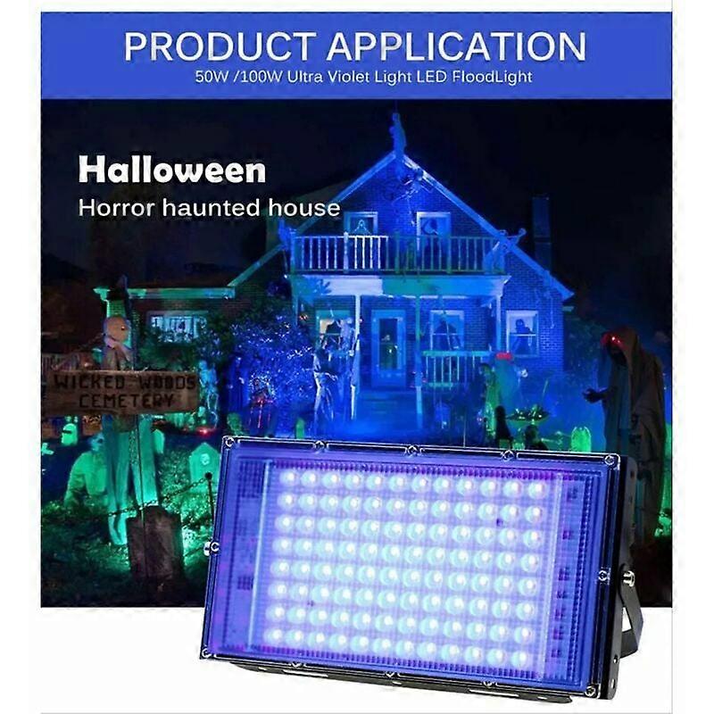 Projecteur UV LED 300W Lumire Noire IP65 Impermable, Lampe LED Ultra ...