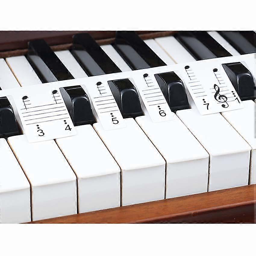 Piano Keyboard Stickers Electronic Piano Note Stickers 88 Keys 61 Keys ...