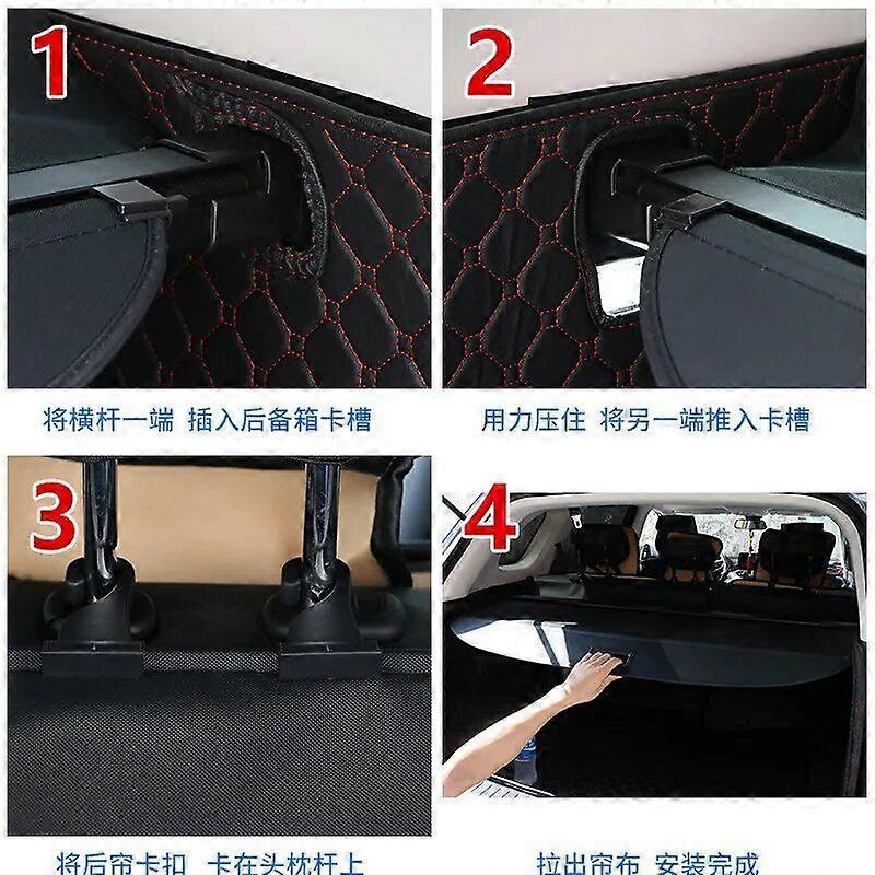 Trunk Cargo Cover for Mazda 5 M5 2007-2021 Security Shield Rear Luggage ...
