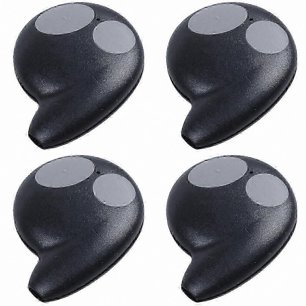 2-Button Key Fob Replacement for Car Alarm System - 4 Pack, Black ...