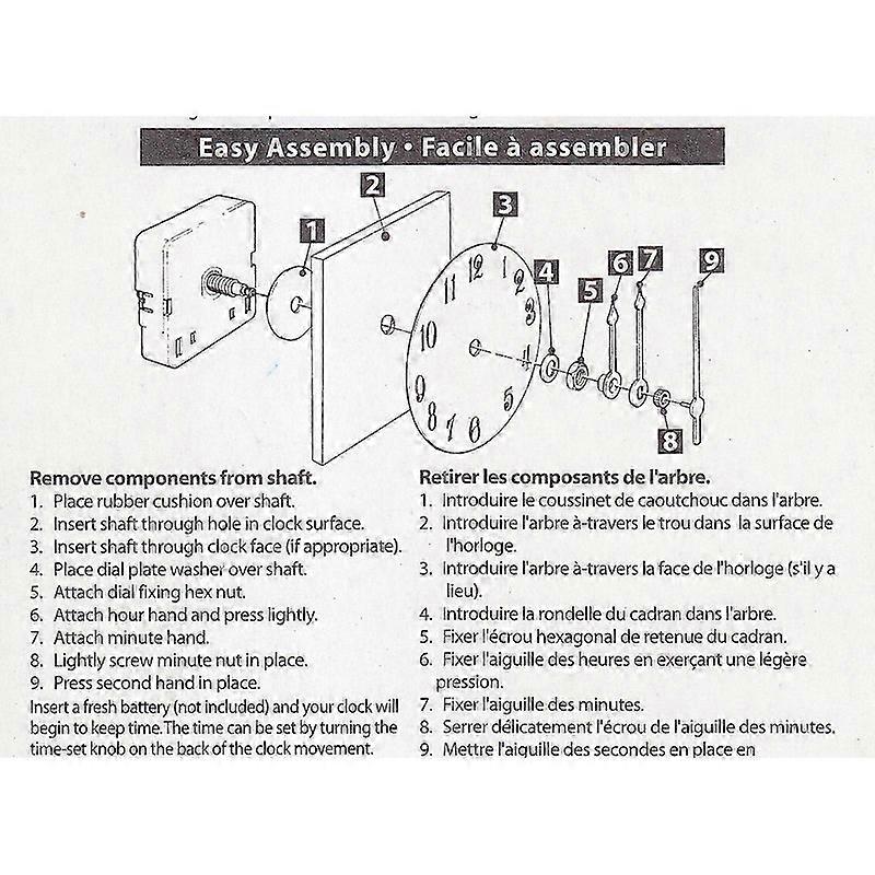 Handmade Silents Clock Mechanism Movement Clockworks Repair Parts Home ...