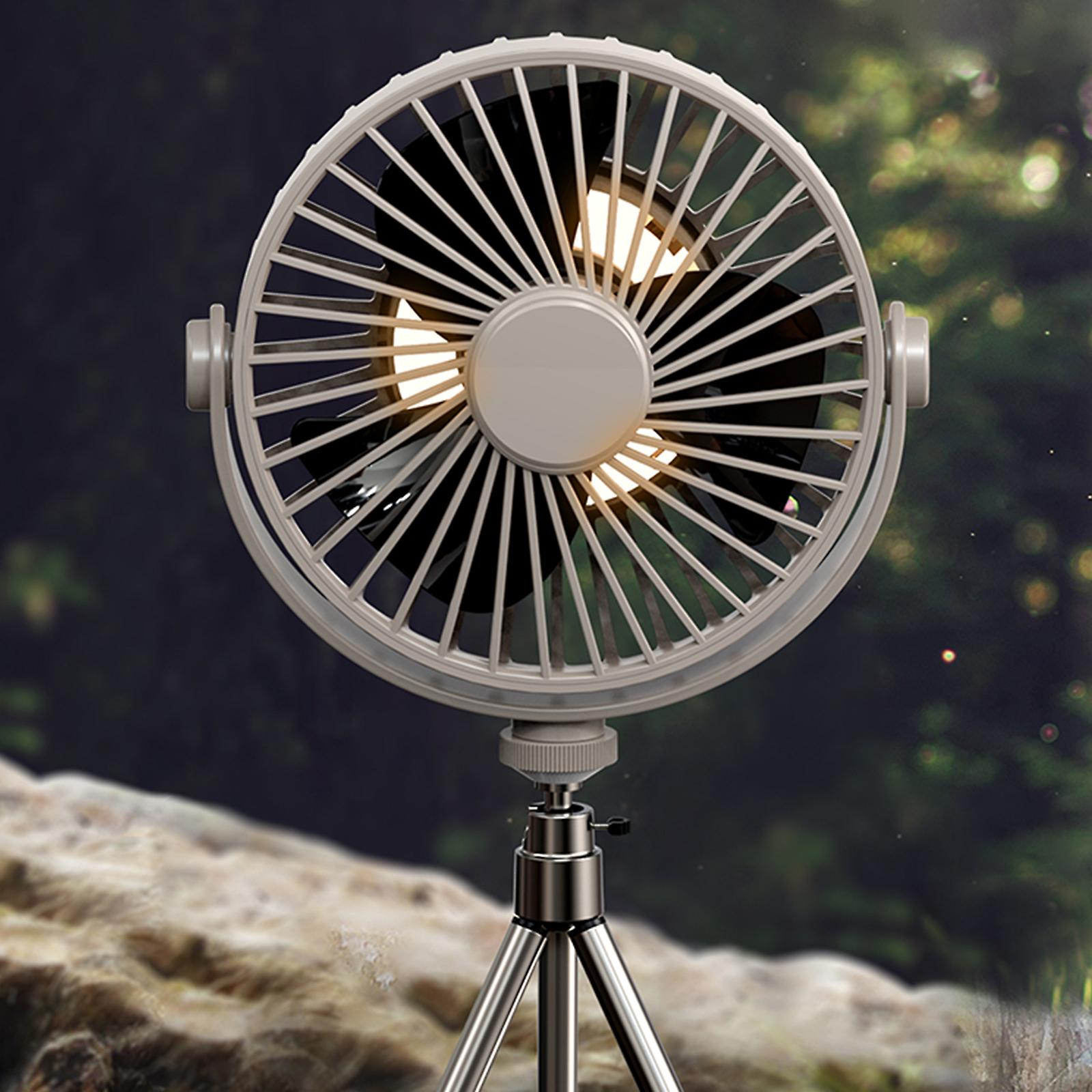 2 in 1 Canopy Fan with Tripod + Light Remote Control Table Fan for ...