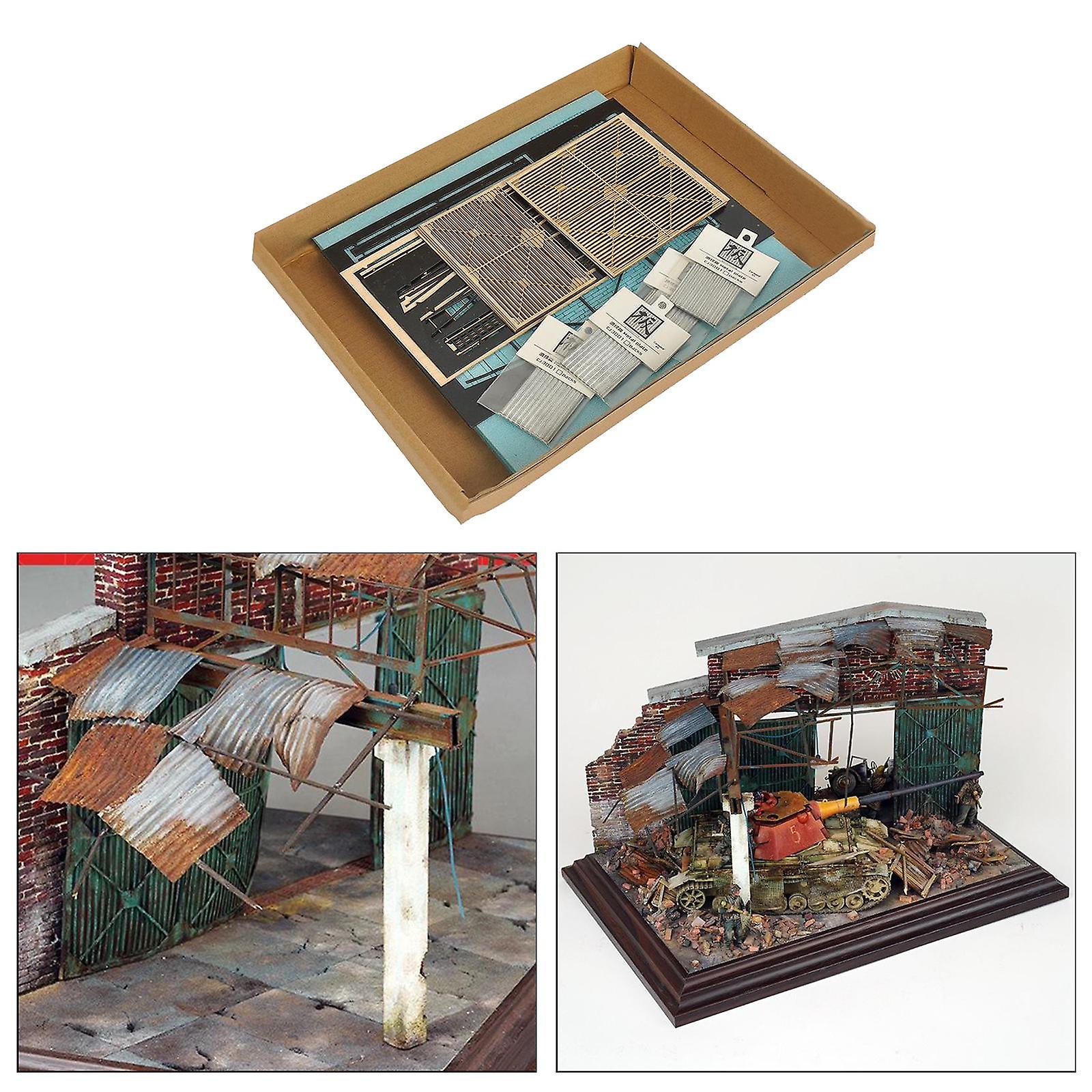 1:35 DIY Dioramas Building Model Kits,Architecture Ruins House Scene ...