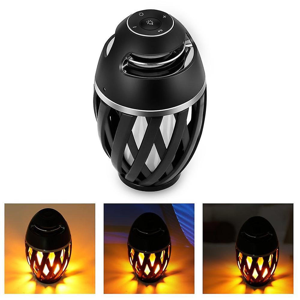 Portable Wireless Speaker Led Flame Light Loudspeaker Bluetooth Speaker ...