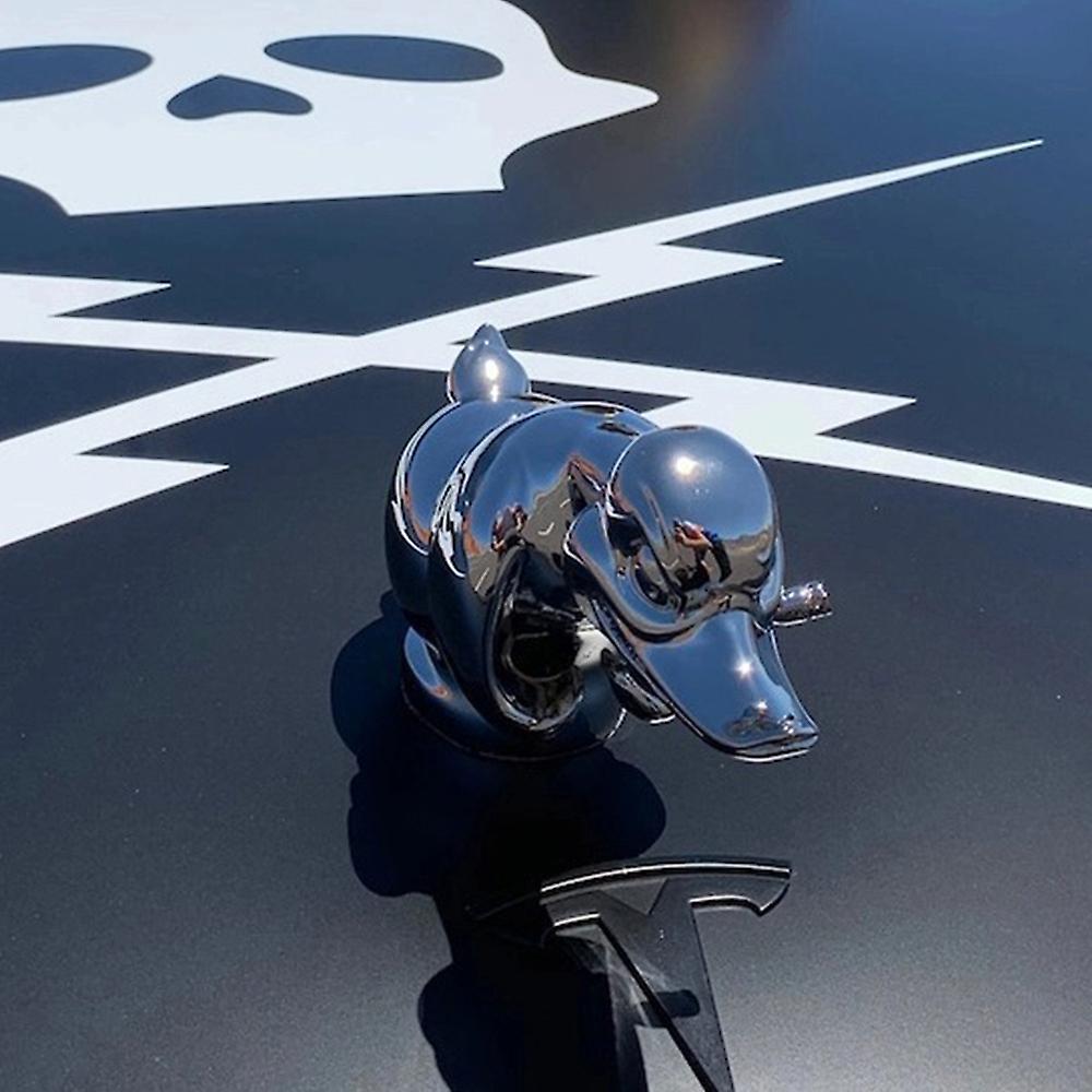 3d Funny Angry Duck Hood Ornament Car Bonnet Ornament Home Office ...