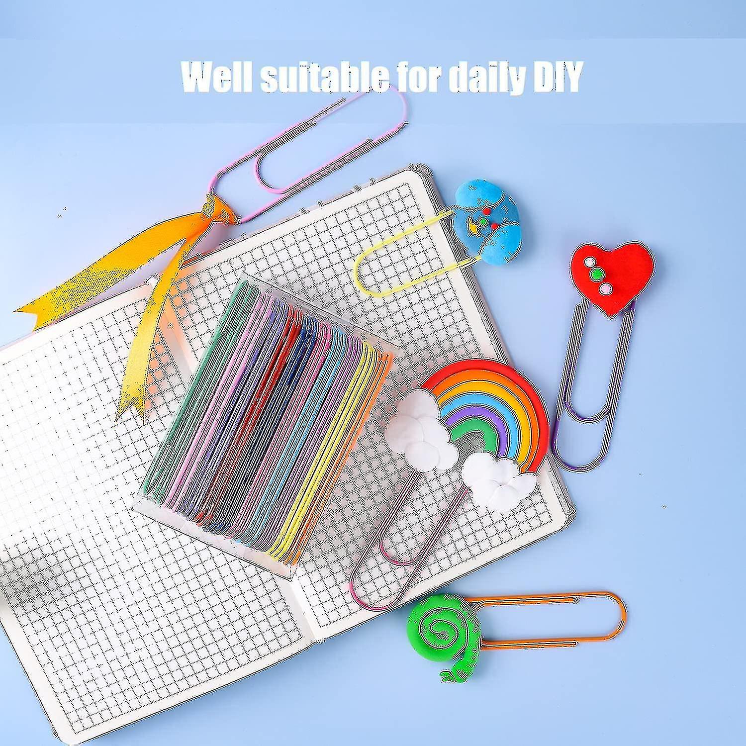 Jumbo Paper Clips, 50 Pcs 4 Inches Large Paper Clip Holder - Jxlgv ...