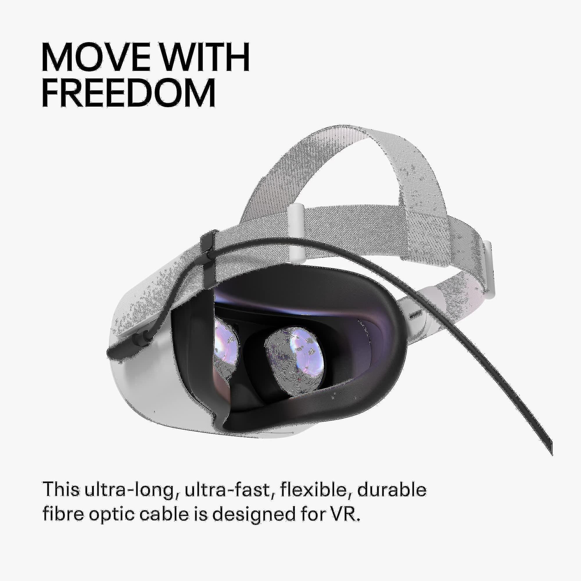 Oculus Link Virtual Reality Headset Cable For Quest 2 And Quest 5 M (16 ...