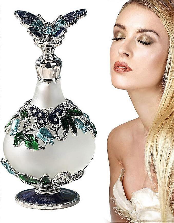 Antique perfume bottles - Iris Perfume Empty perfume bottles Unusual perfume bottles decorated ...