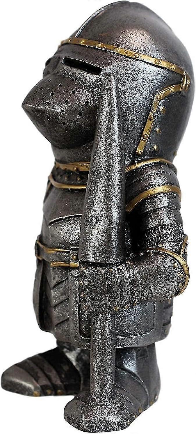 Knight Dwarf Guard Garden Statue Decoration Medieval Crusader Battle ...