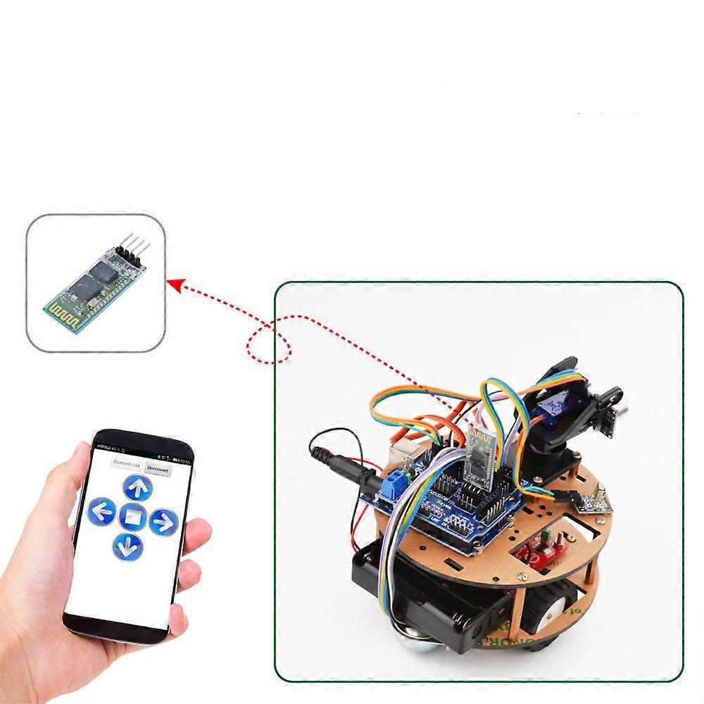 Turtle Smart Robot Car Kit for Arduino, IR Remote/Bluetooth Control ...