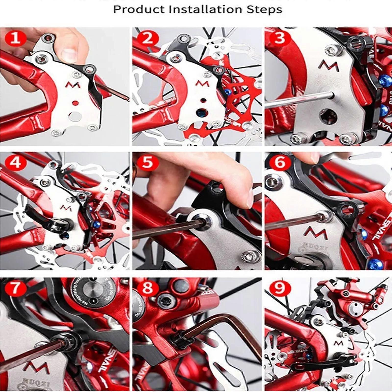 Aluminum Disc Brake Adapter Kit for Mountain Bikes - Quick-Release ...