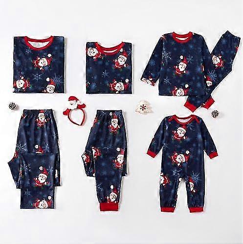 Family Matching Adult Kids Christmas Pyjamas Nightwear Pajamas Pjs Sets ...
