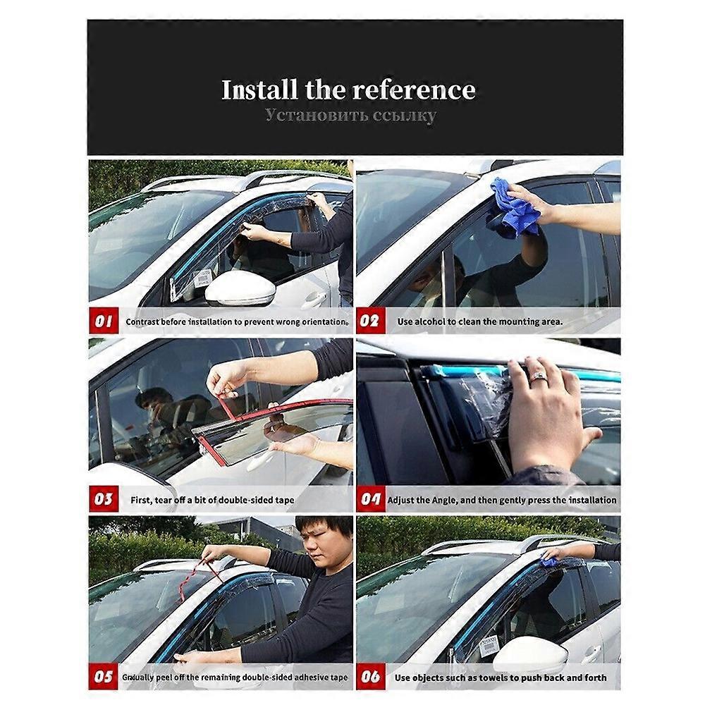 Window Rain Visors Weather Shields Cars Accessories For Kia Sorento ...
