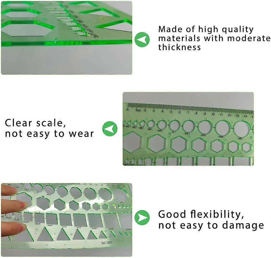 Circle Templates Geometric Drawings Templates Drafting Stencils ...