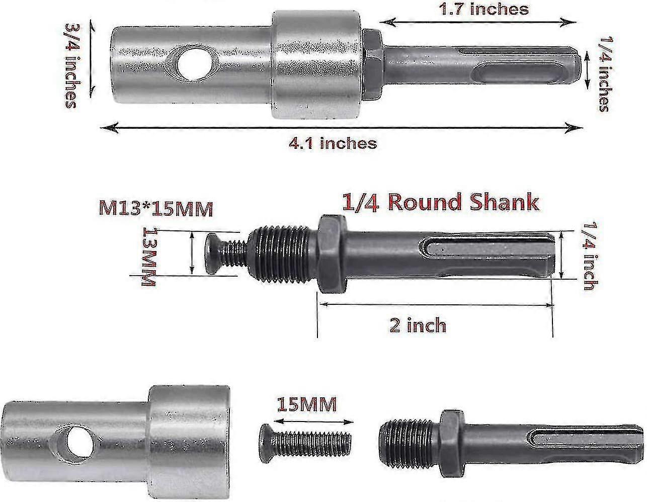 Electric Drill Adapter For Cordless Drill And Cordless Drill, Round ...