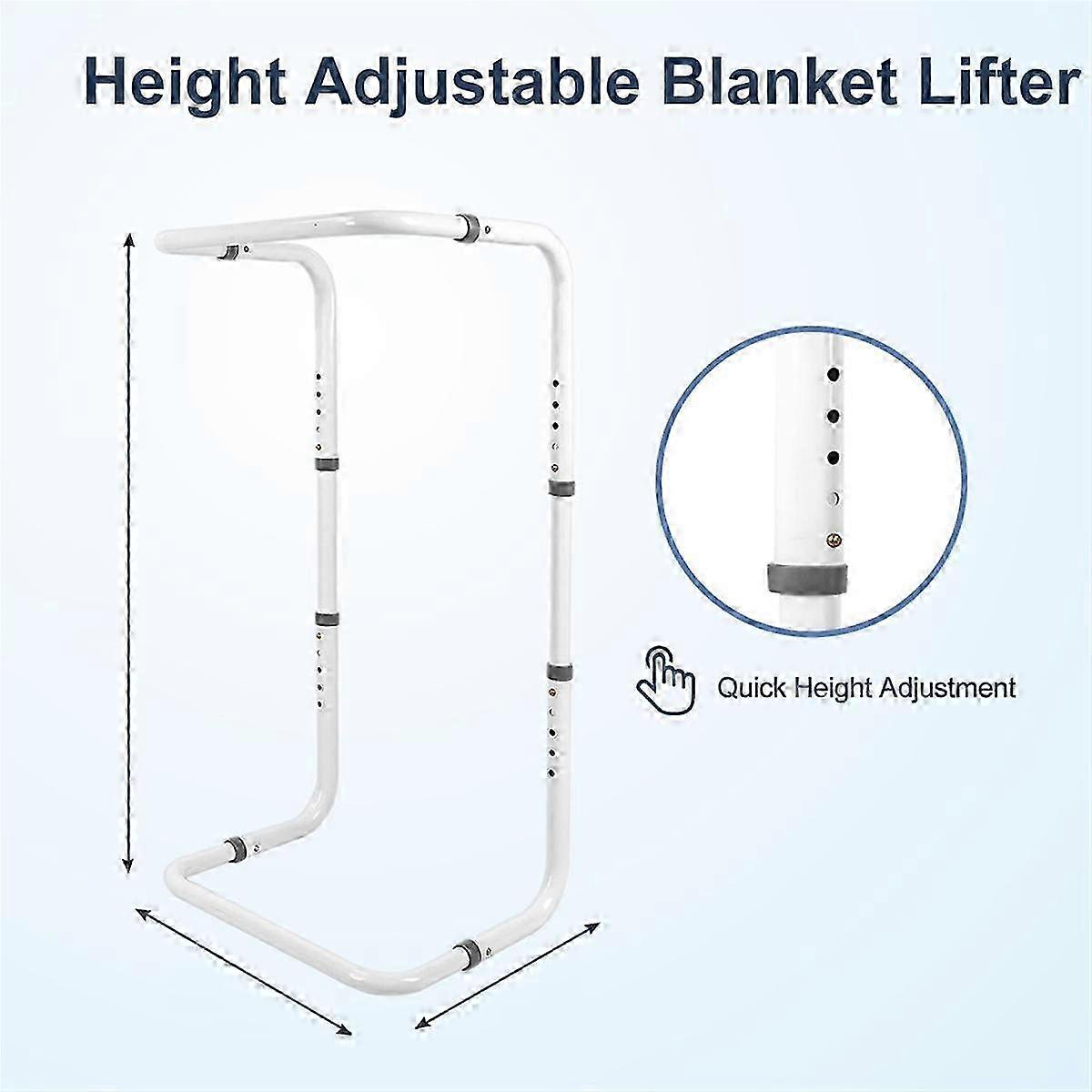 Blanket Lifter for Feet, Bed Cradle for Foot of Bed Adjustable Height ...