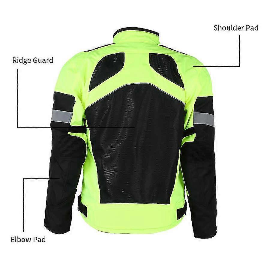 Men Motorcycle Riding Clothing Breathable Racing Reflective Clothes ...