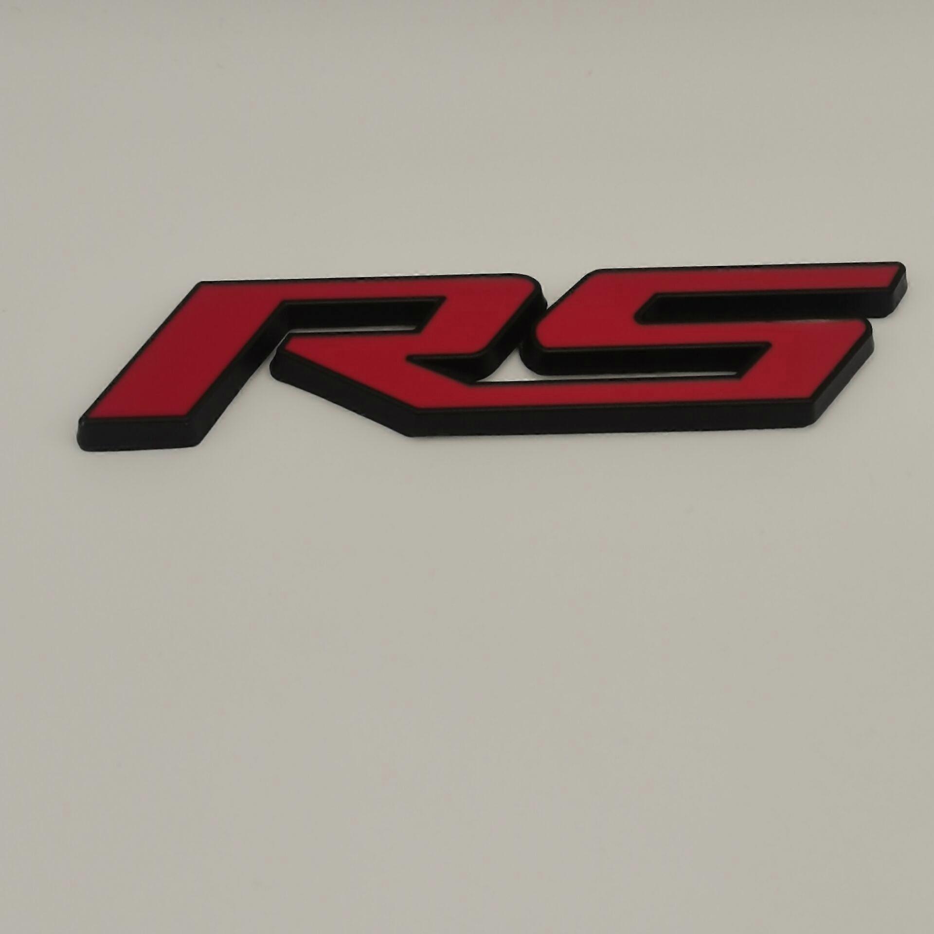 1pcs Metal Car Styling RS Logo Emblem Rear Trunk Sticker For Che-vrolet ...