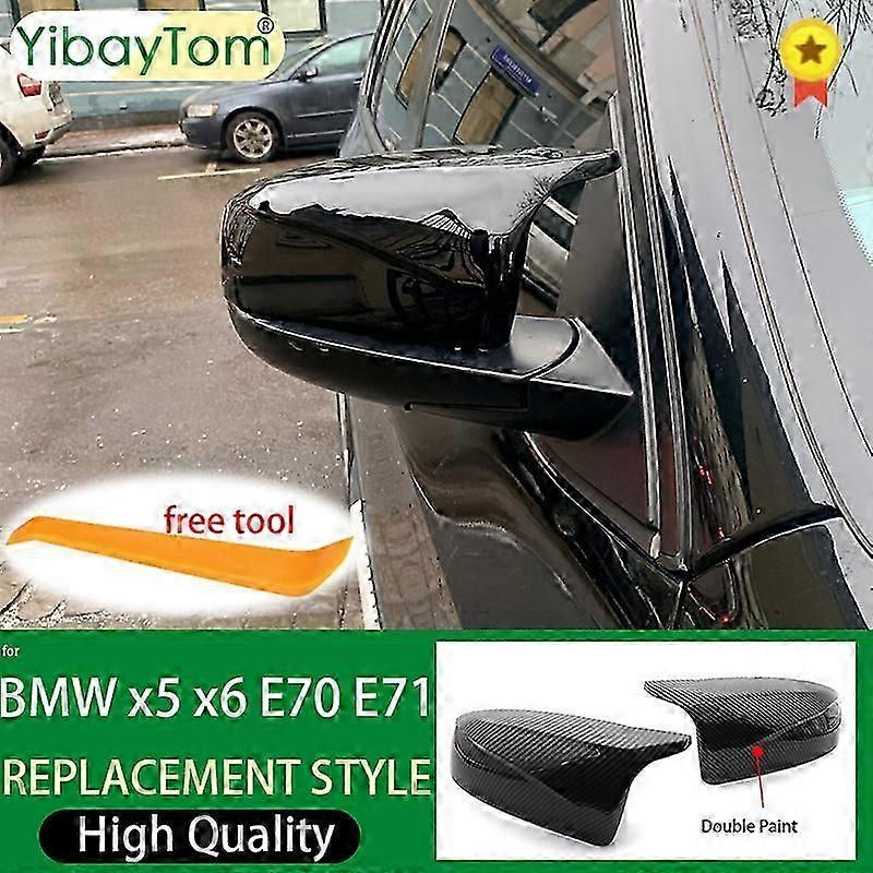 For BMW x5 E70 x6 E71 2008 2009 2010 2011 2012 2013 Car Side Wing Mirror Cover Rear-View Caps ...
