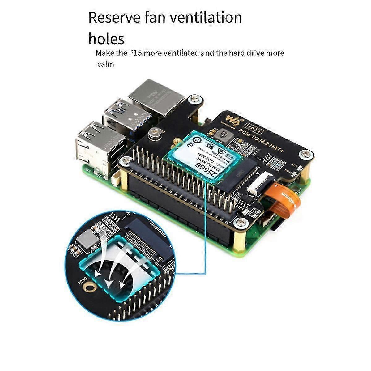 för 5 PCIe till M.2 Adapter Board NVMe Protocol M.2 Interface Hard Disk ...