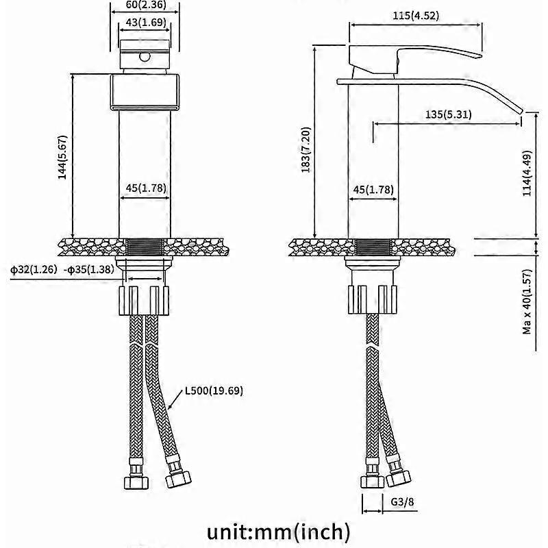 Luxurious Bathroom Addition, Stylish Bowl Vessel Sink Faucet With Easy ...
