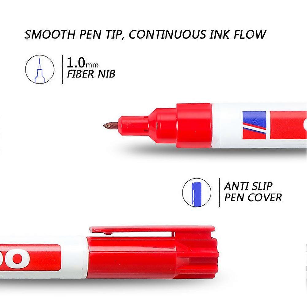 Permanent Marker 1.00mm Fine Bullet Tip Quick-Drying & Smudge-Proof for ...