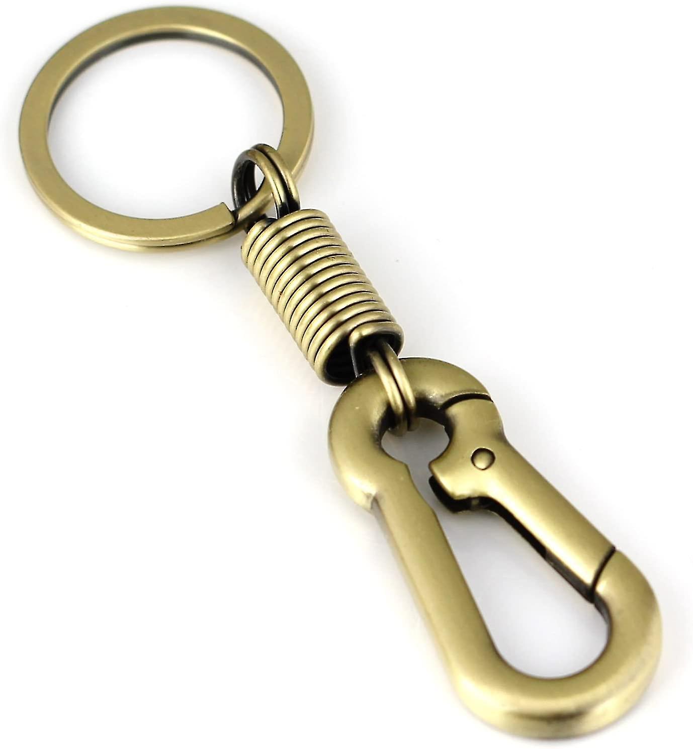 Retro Style Simple Strong Carabiner Shape Keychain Key Chain Ring ...