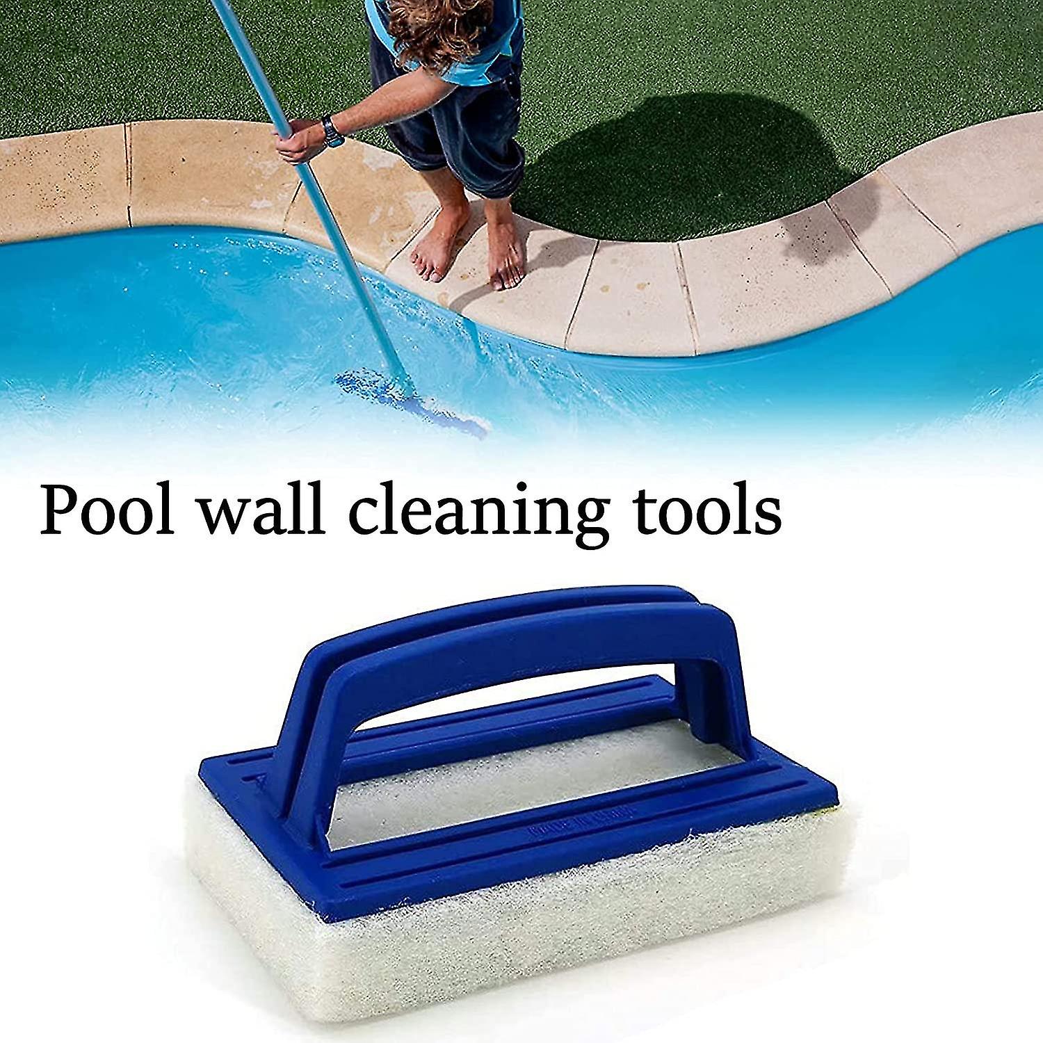 Cleaner Brush Portable Soft Brush Cleaning Sponge Swimming Pool Floor ...