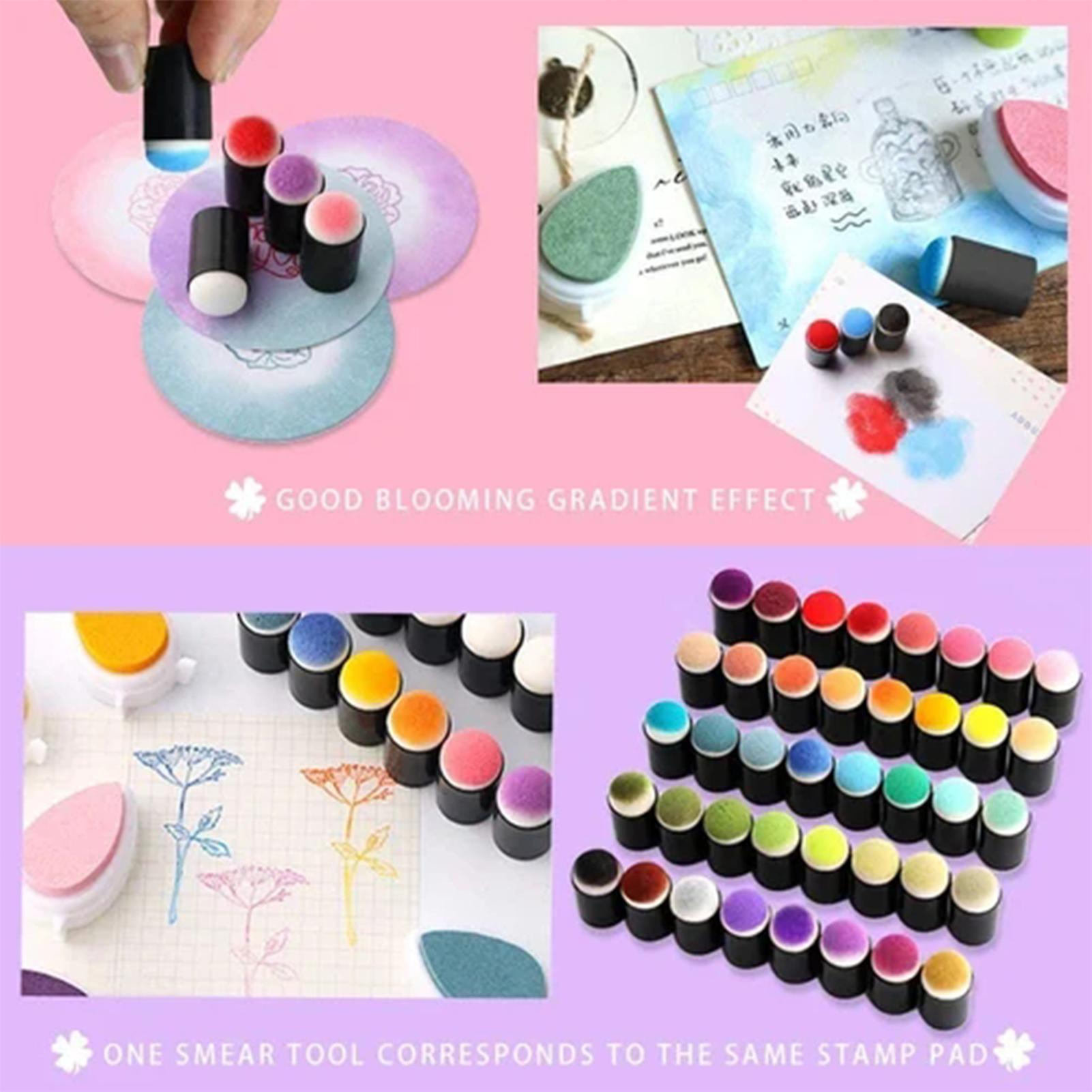 DIY Sponge Finger Painting Art Finger Sponge Daubers DIY Craft Ink ...