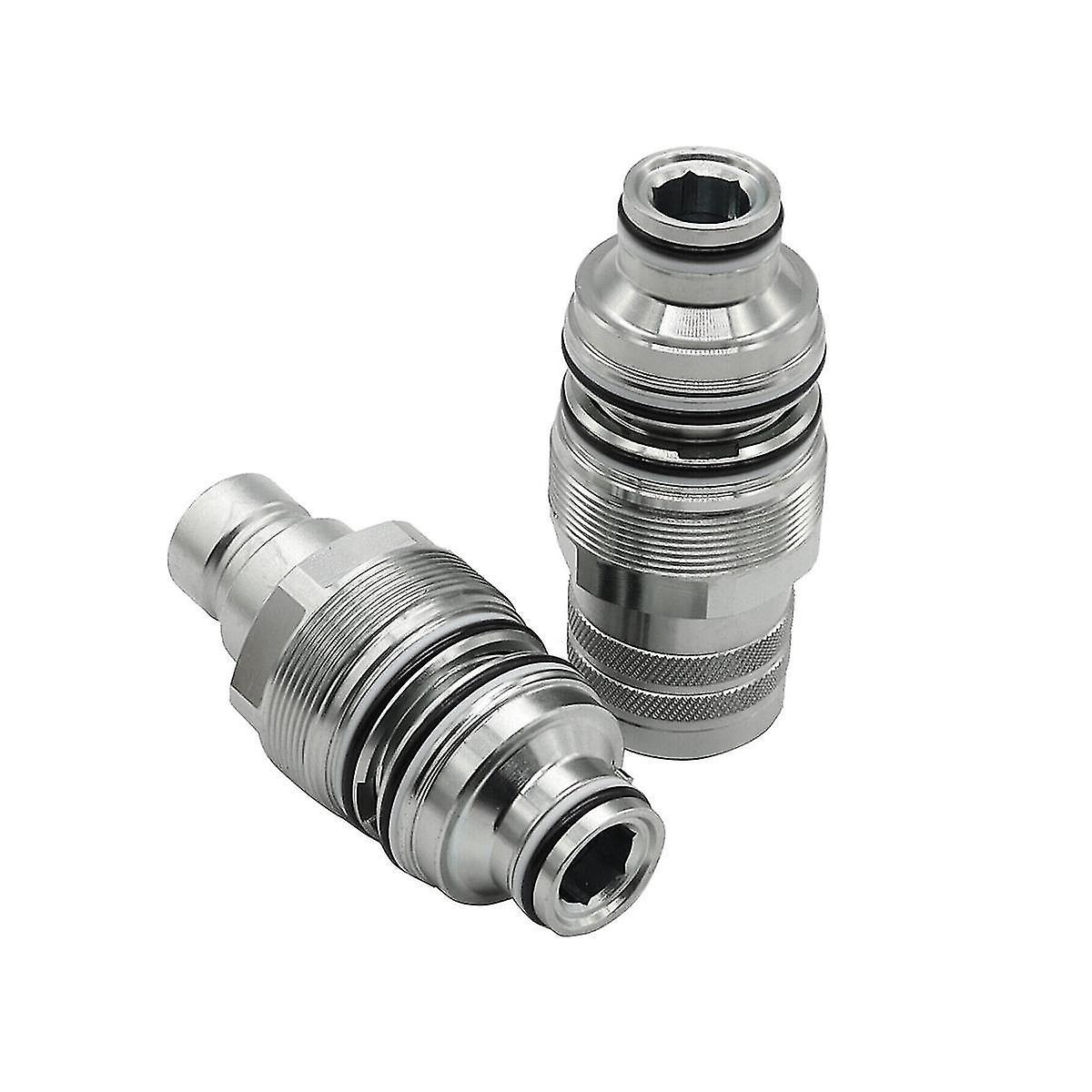 6680018 6679837 Hydraulic Flat Face Coupler For Bobcat Skid Steer ...