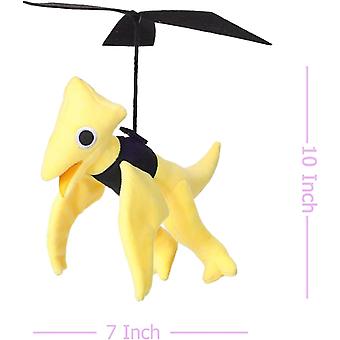 Rainbow Friends Plush Toy, Yellow Plush Propeller Dinosaur 10 Inch ...